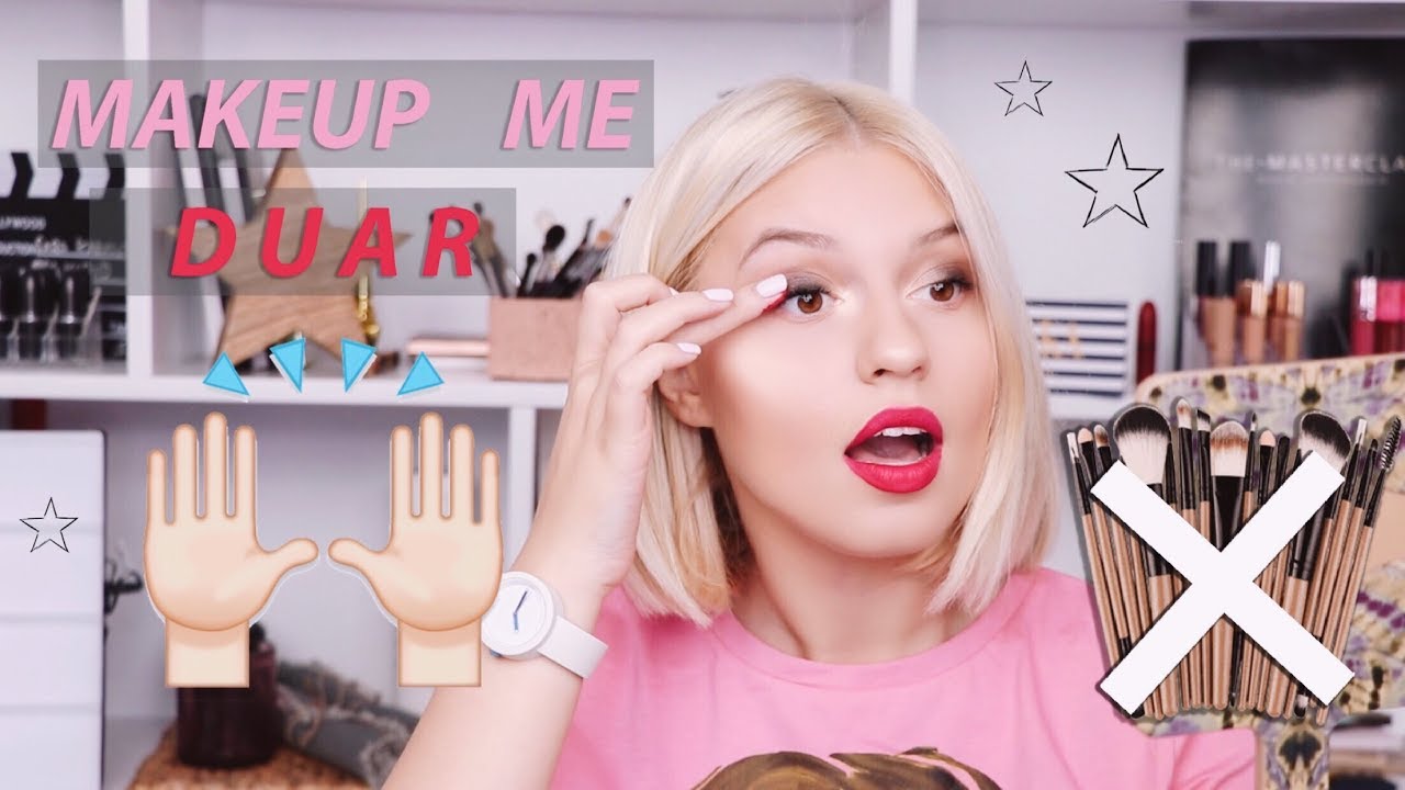 MAKEUP VETEM ME DUAR ! | SARA KARAJ - YouTube