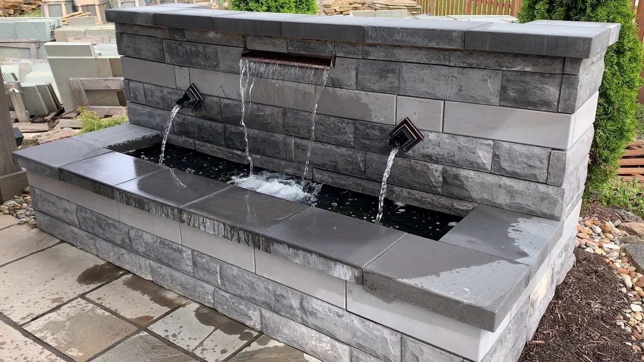 Verona Spout Wall Water Feature Kit - YouTube
