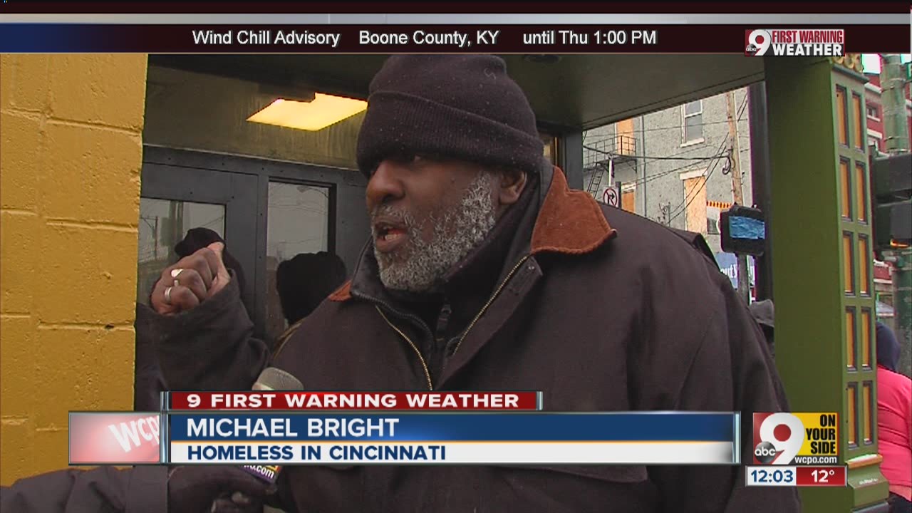 Cincinnati homeless shelters at capacity as cold sets in - YouTube
