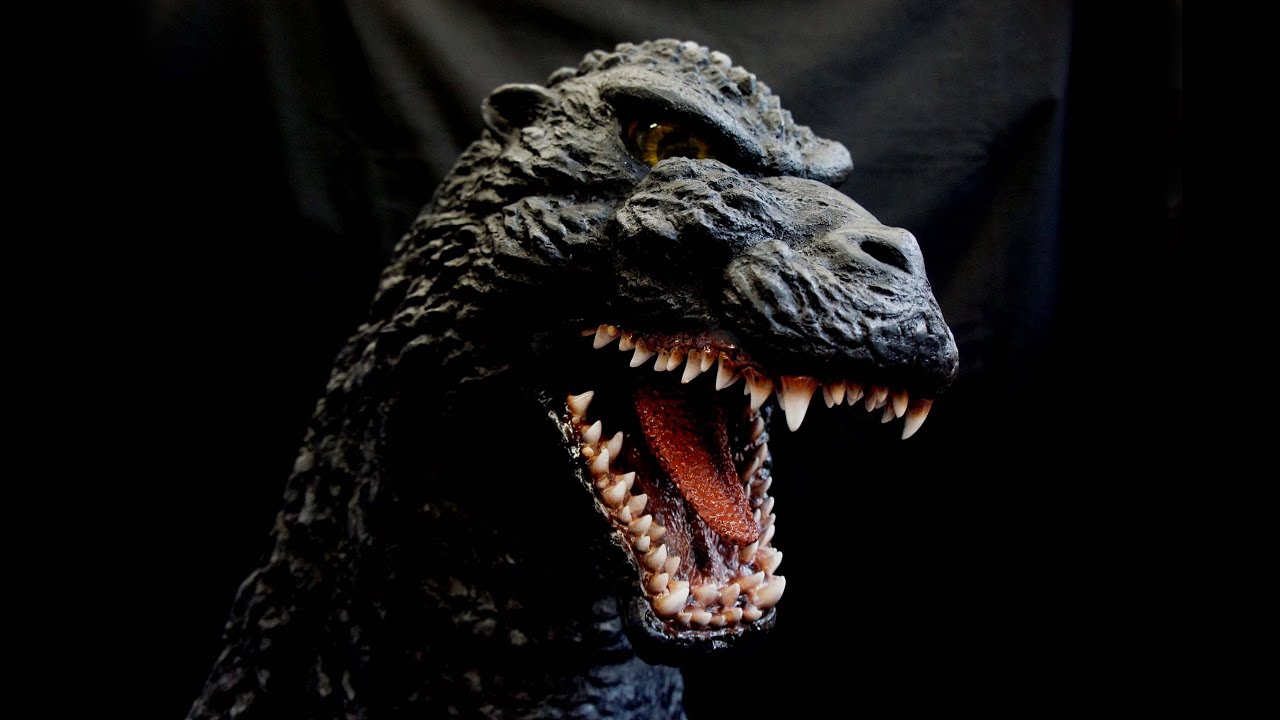 Godzilla Head Bust 1/1 scale Movie Prop Replica 1989 - YouTube