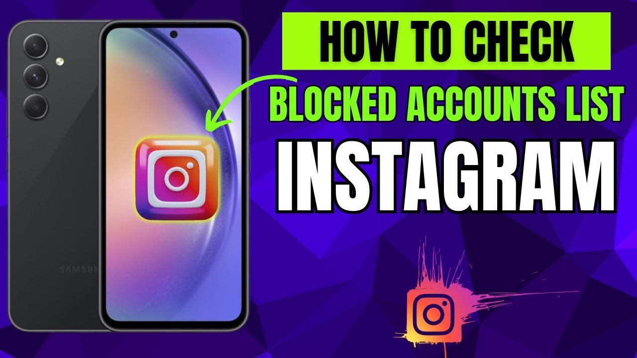 How To Check Blocked Accounts List On Instagram - YouTube