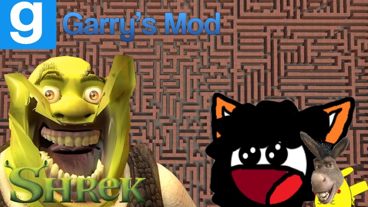 Garry's Mod o labirinto do shrek o ogro mais amavel - YouTube