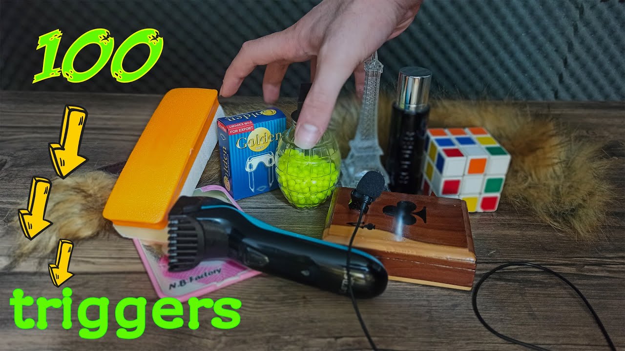 ASMR 100 new types of sounds that make your head calm down - YouTube