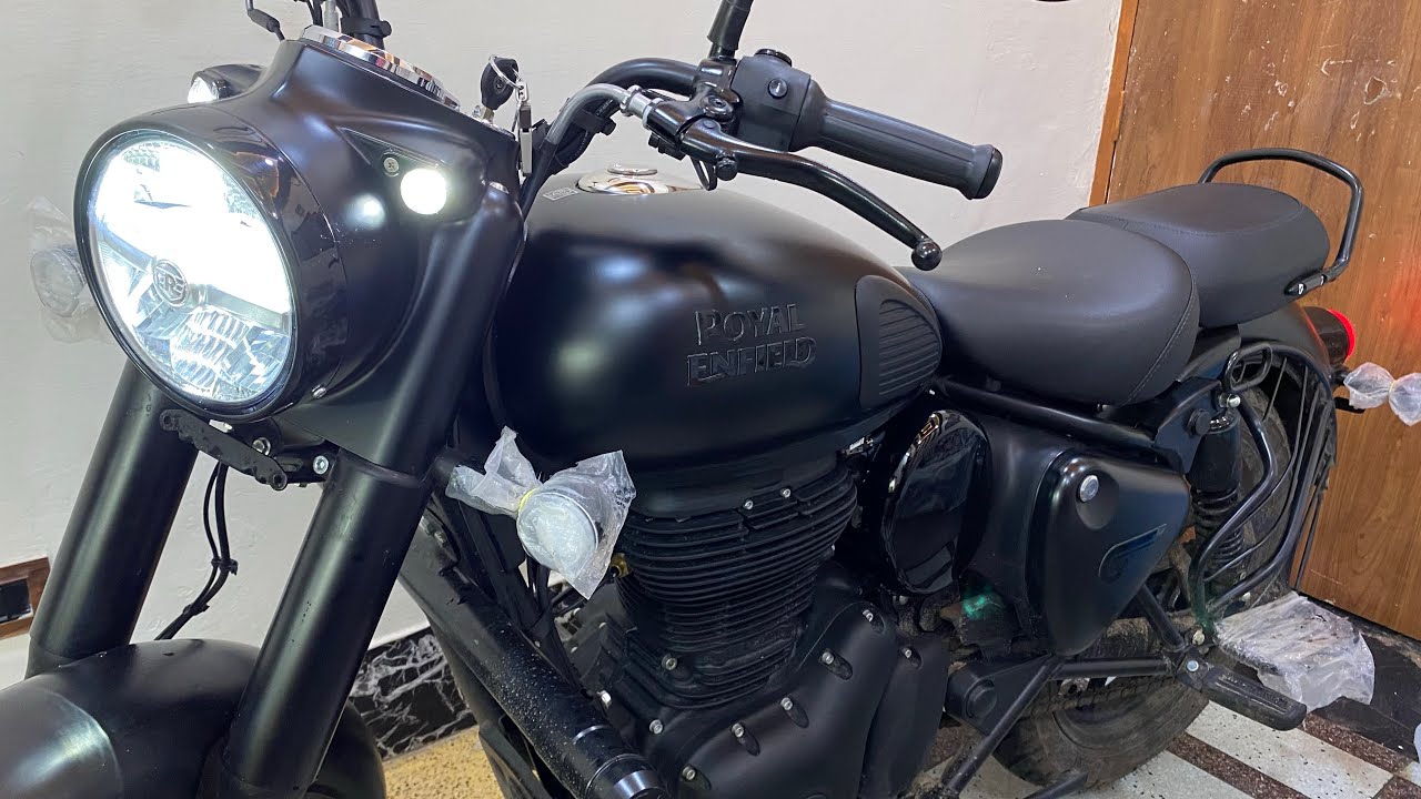 New Stealth Black Classic 350 bs7 Full Review New Changes , On Road ...