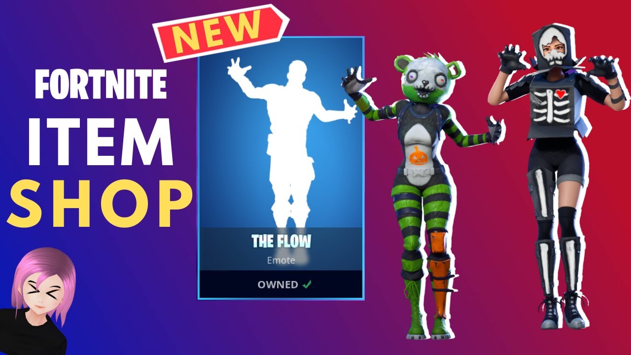 Fortnite Item Shop *NEW* THE FLOW EMOTE SHOWCASE (TikTok Dance) - YouTube