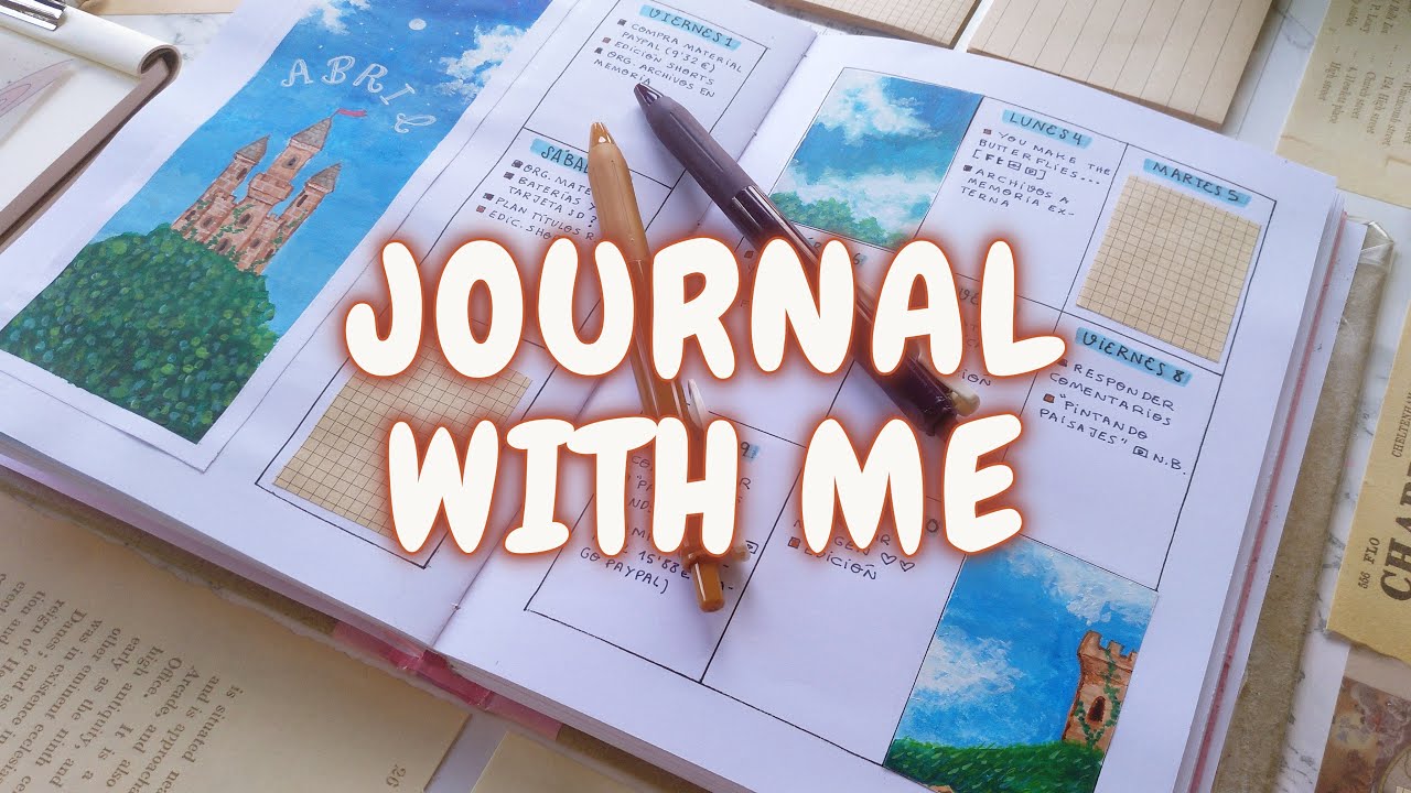JOURNAL WITH ME APRIL 2022 CREATIVE BULLET JOURNAL DECORATION IDEAS for ...