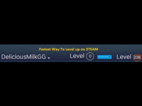 Fastest way to Level up on Steam - YouTube