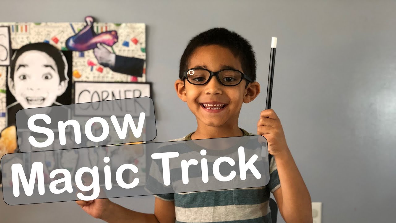 Snow Magic Trick - YouTube