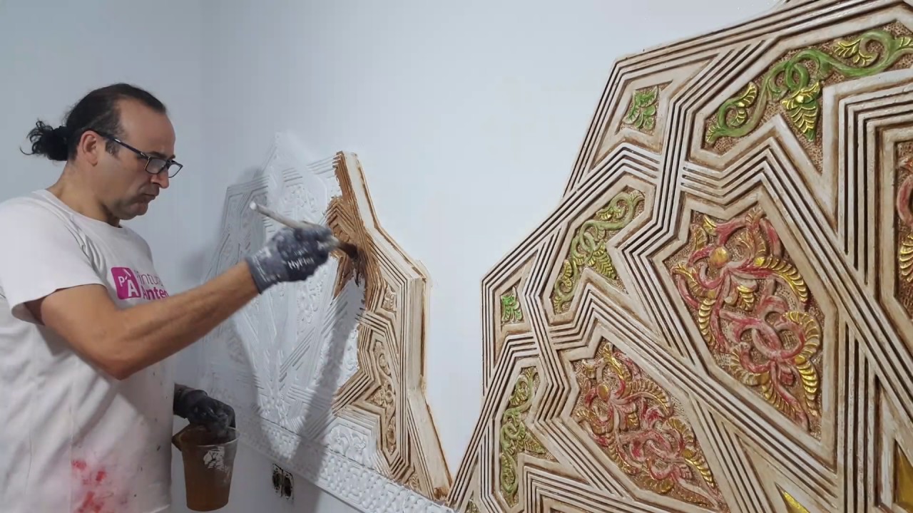 Cabecero arabe en dormitorio. - YouTube