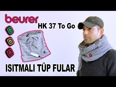 Beurer Heated Tube Scarf with Powerbank HK 37 To Go - Isıtmalı Tüp Fular