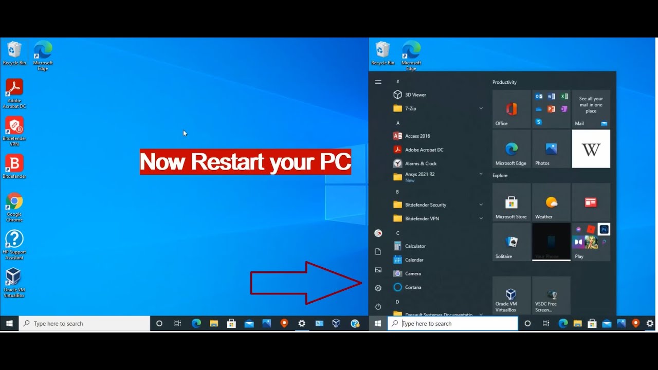 [Solved] Windows start button not working | Solution in less than 30 ...