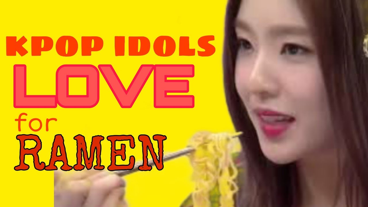 Kpop Idols eating Ramen🍜 - YouTube