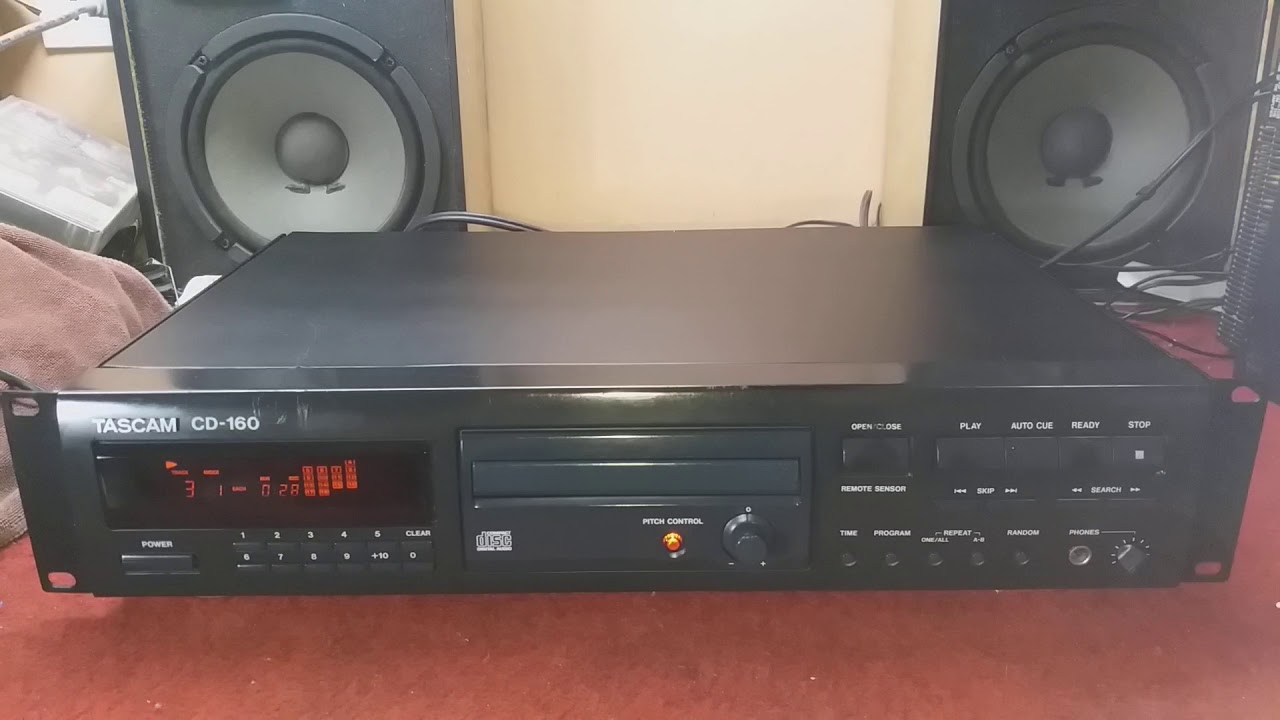 ทดสอบCDงานสนามเสียงดีอ่านดีอึดทนทาน TASCAM CD-160 - YouTube