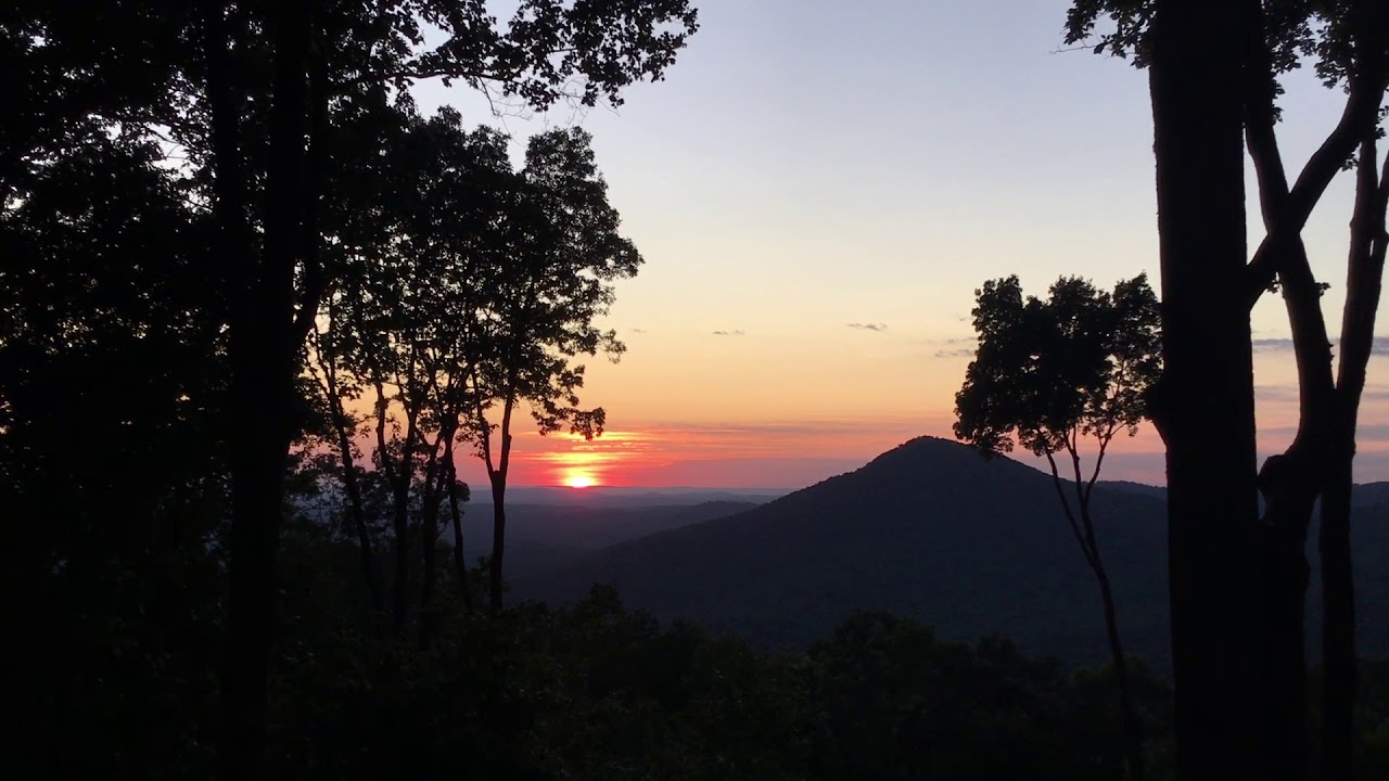 Our North Georgia Mountain Sunset - YouTube