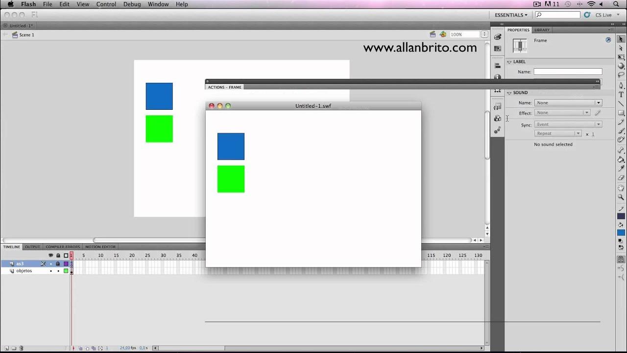 Tutorial 103: Usando o Tweener no ActionScript 3 e Flash CS5 - YouTube