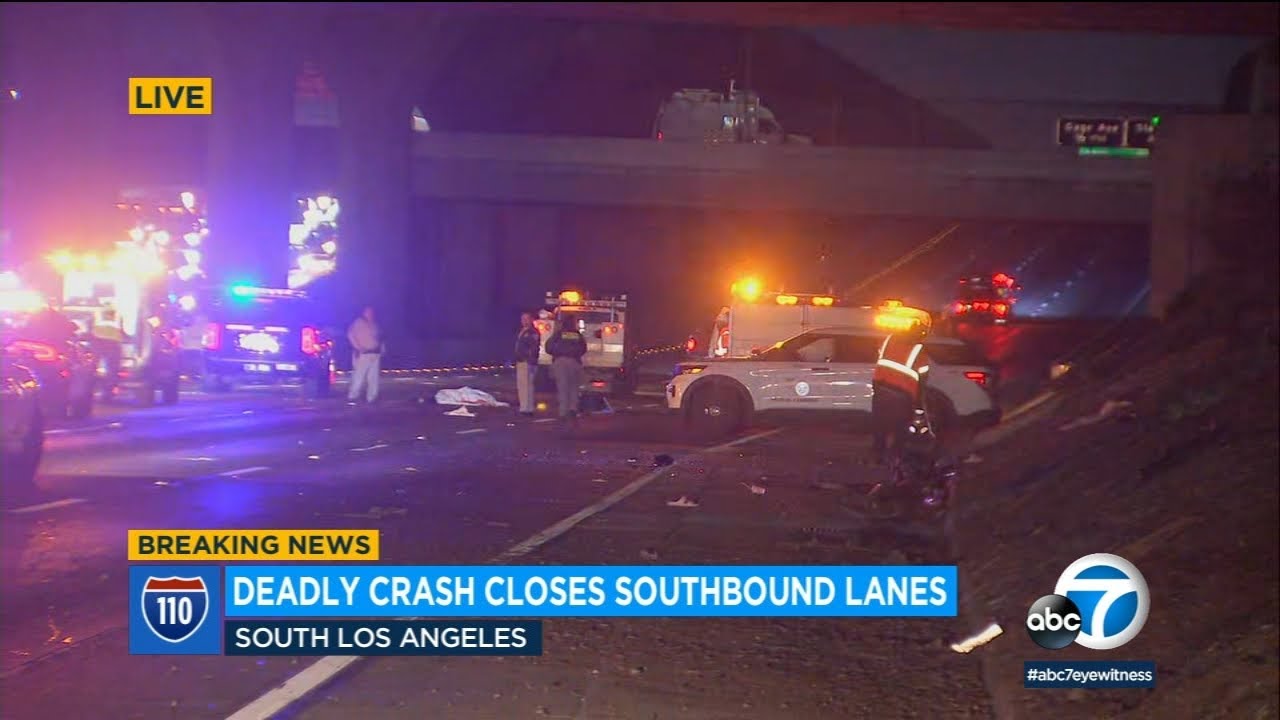 2 dead after being ejected from car, then run over, in South LA crash ...