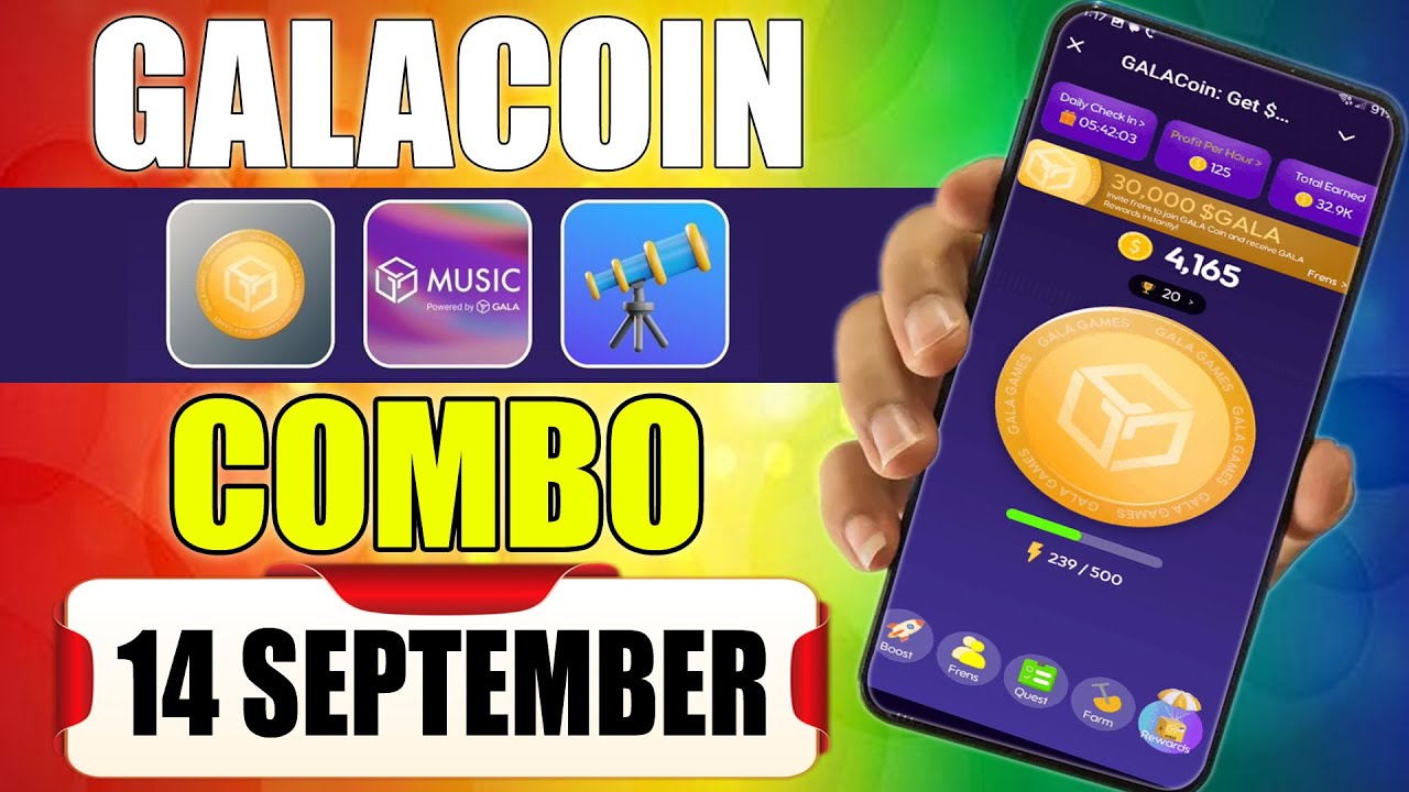 Gala Coin Combo Today 14 September | $GALA Coin Card Today | Gala Coin ...