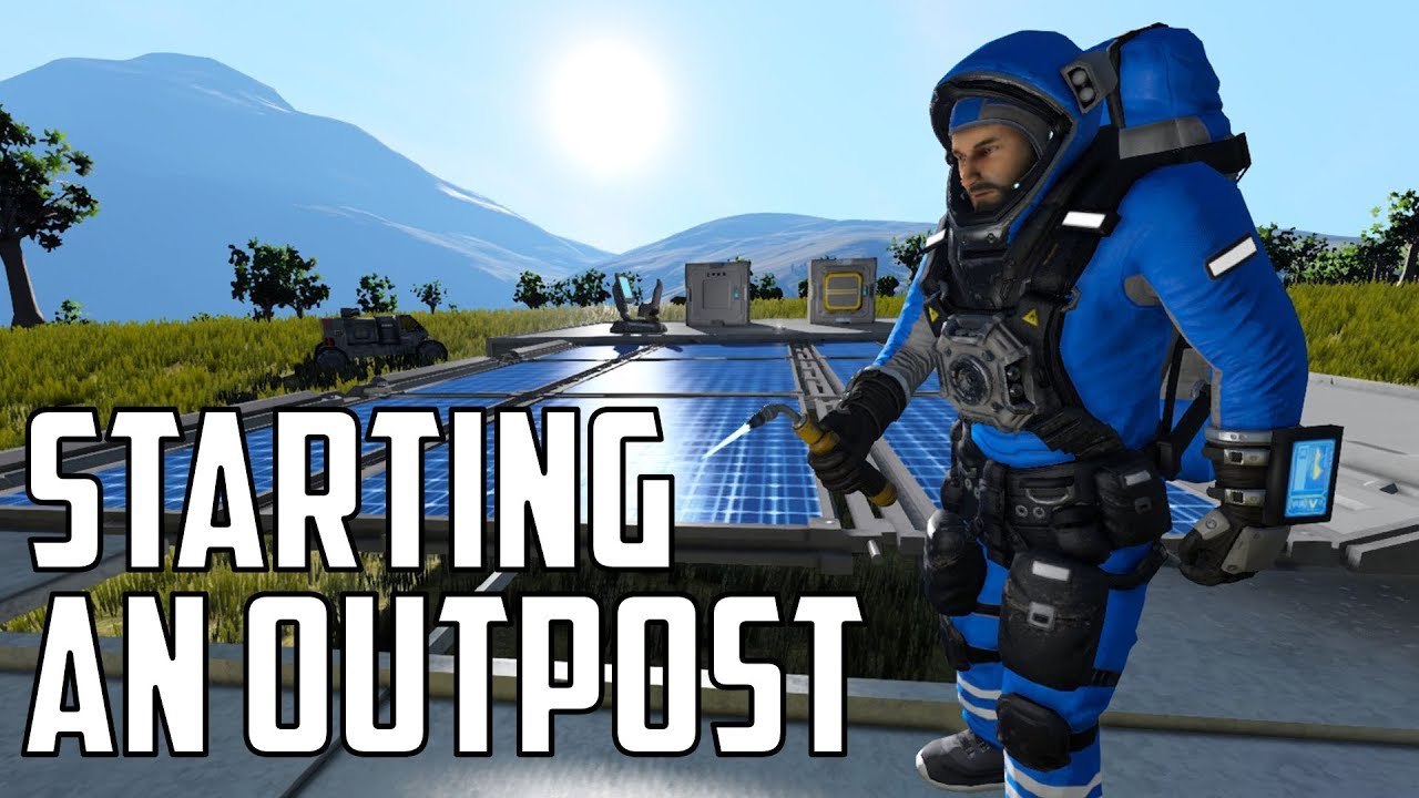Space Engineers - S1E01 'Starting An Outpost' - YouTube