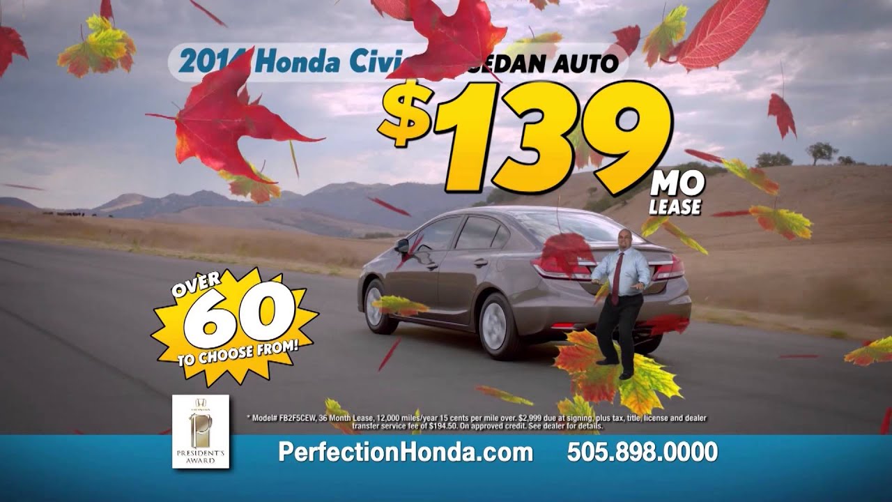 Perfection Honda - 2014 Honda Model Year End Sales Event - Civic - YouTube