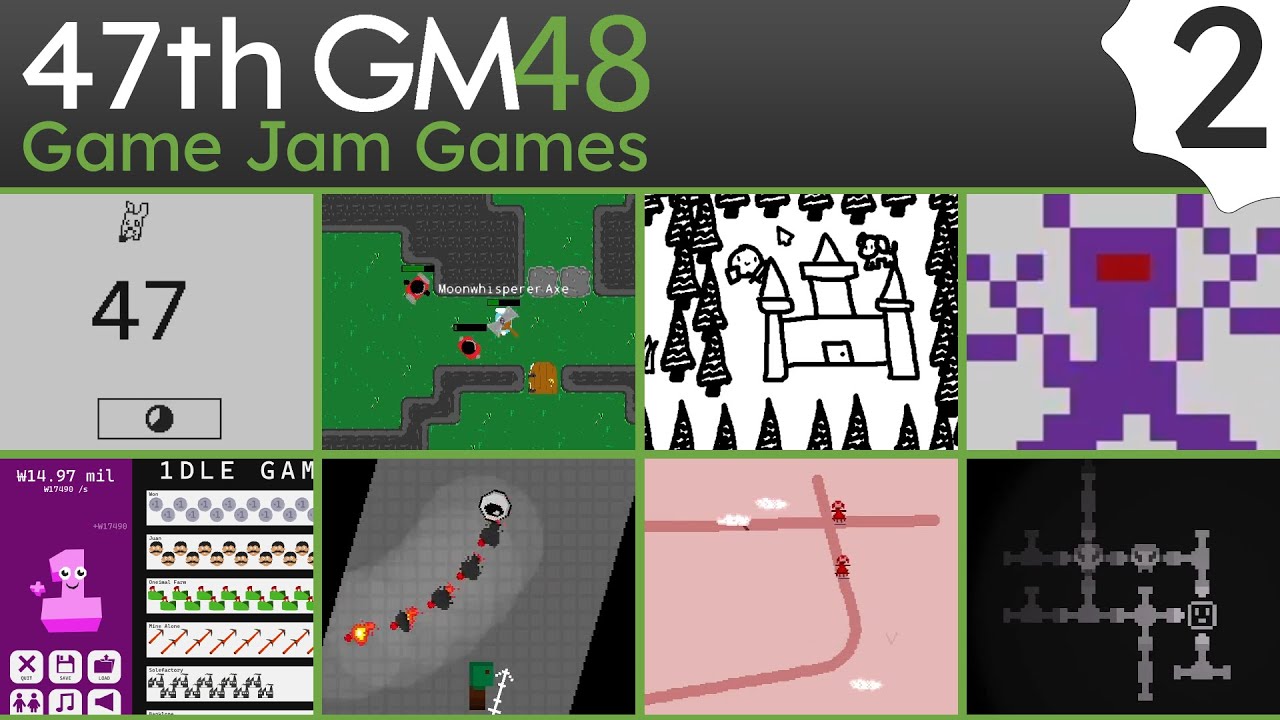 Playing 47th GM48 Game Jam Games - Part 2 - YouTube
