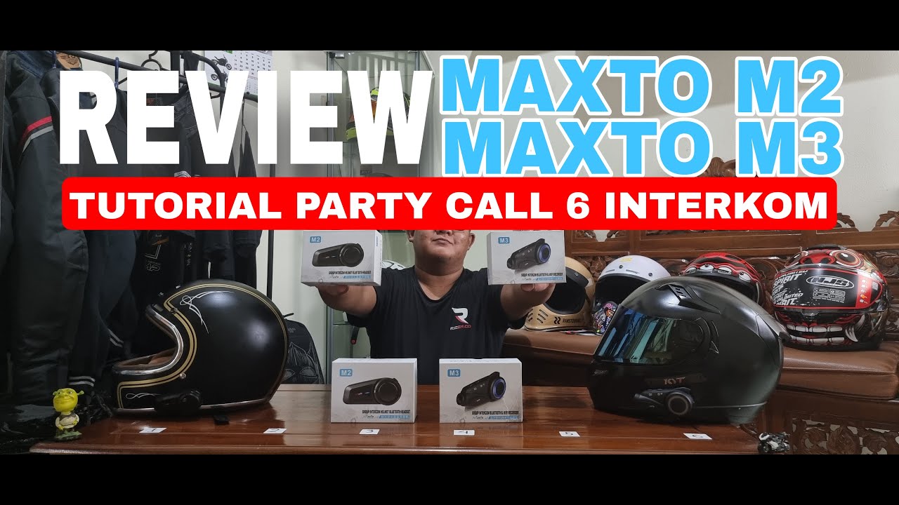 Review MAXTO M2 MAXTO M3 dan Tutorial 6 Rider Pairing sekaligus ...