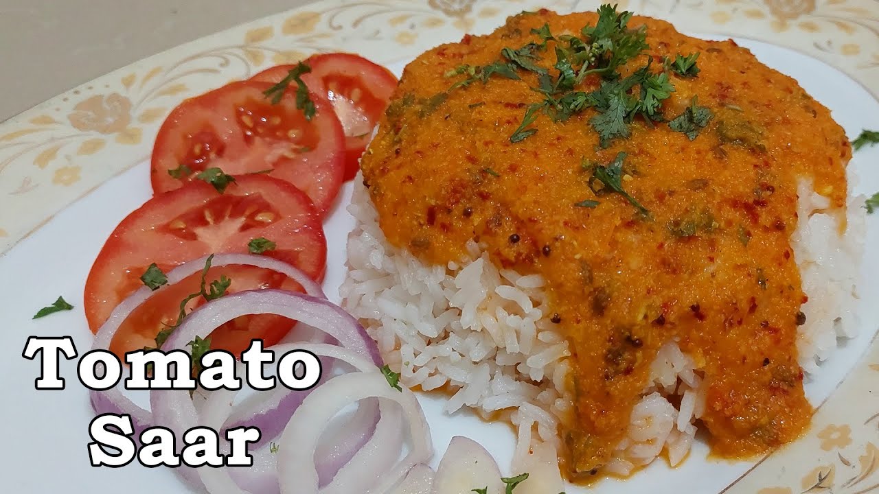 Maharashtrian Tomato Saar Recipe / Konkani Style Tomato Saar / Tomato ...