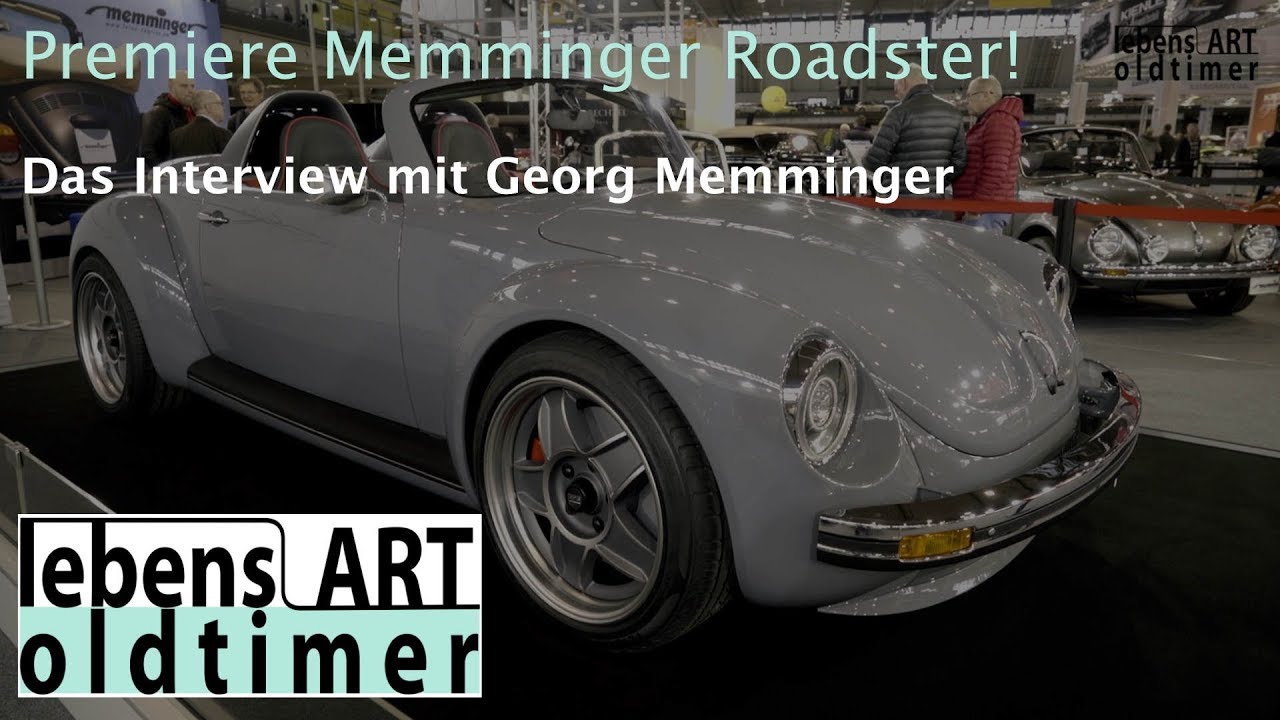 PREMIERE!! Memminger Käfer Roadster - Retro Classics Stuttgart 2018 ...