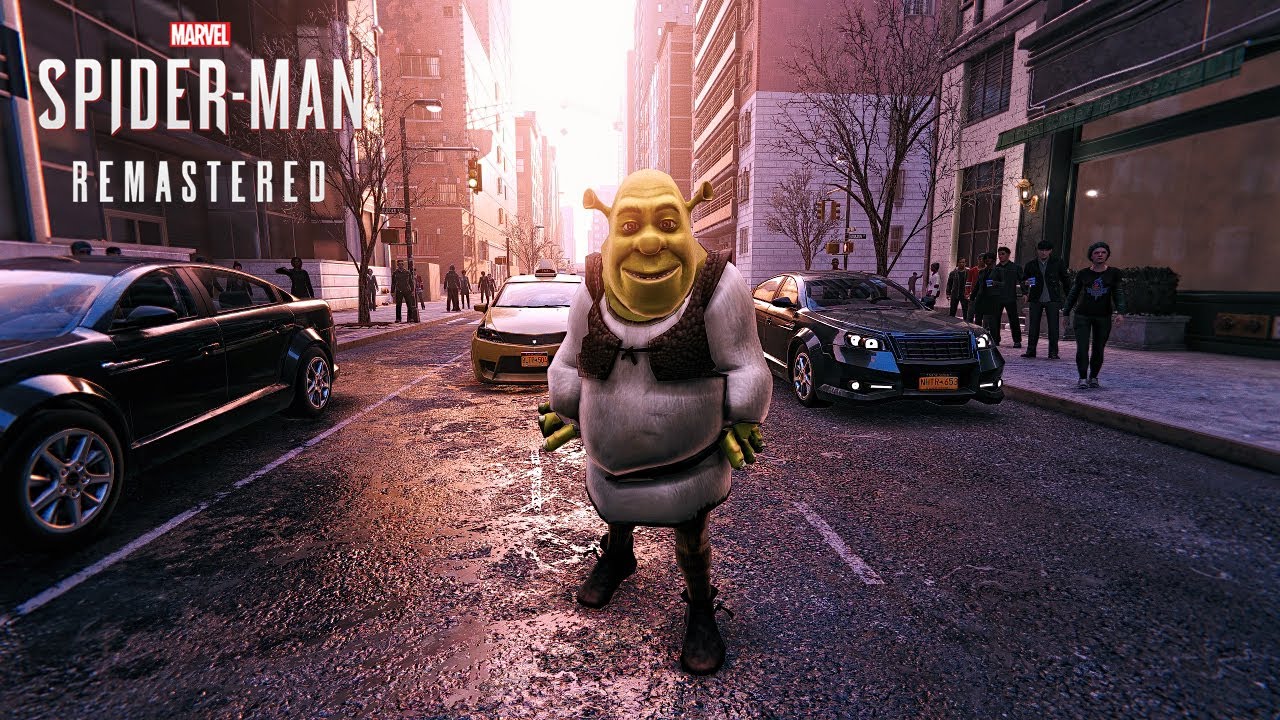 Marvel's Spider-Man PC: Incredible Shrek Mod Gameplay - YouTube