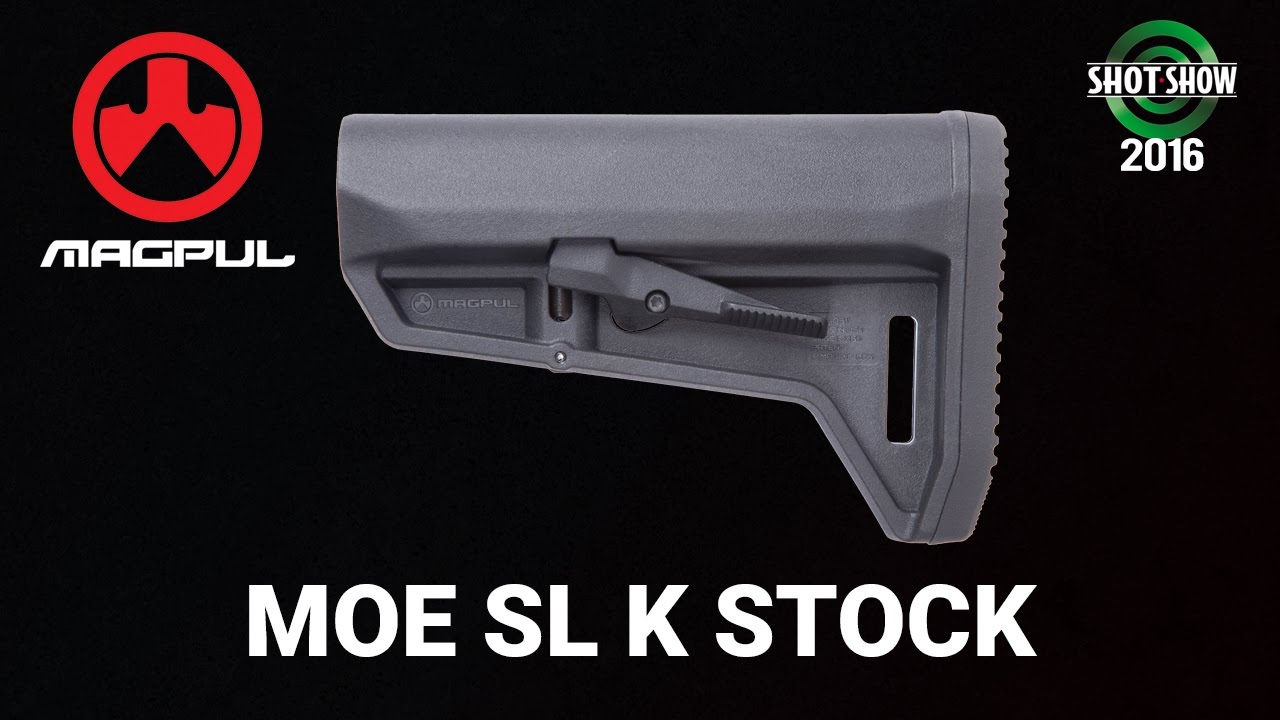 Magpul MOE SL K Stock - SHOT Show 2016 - YouTube