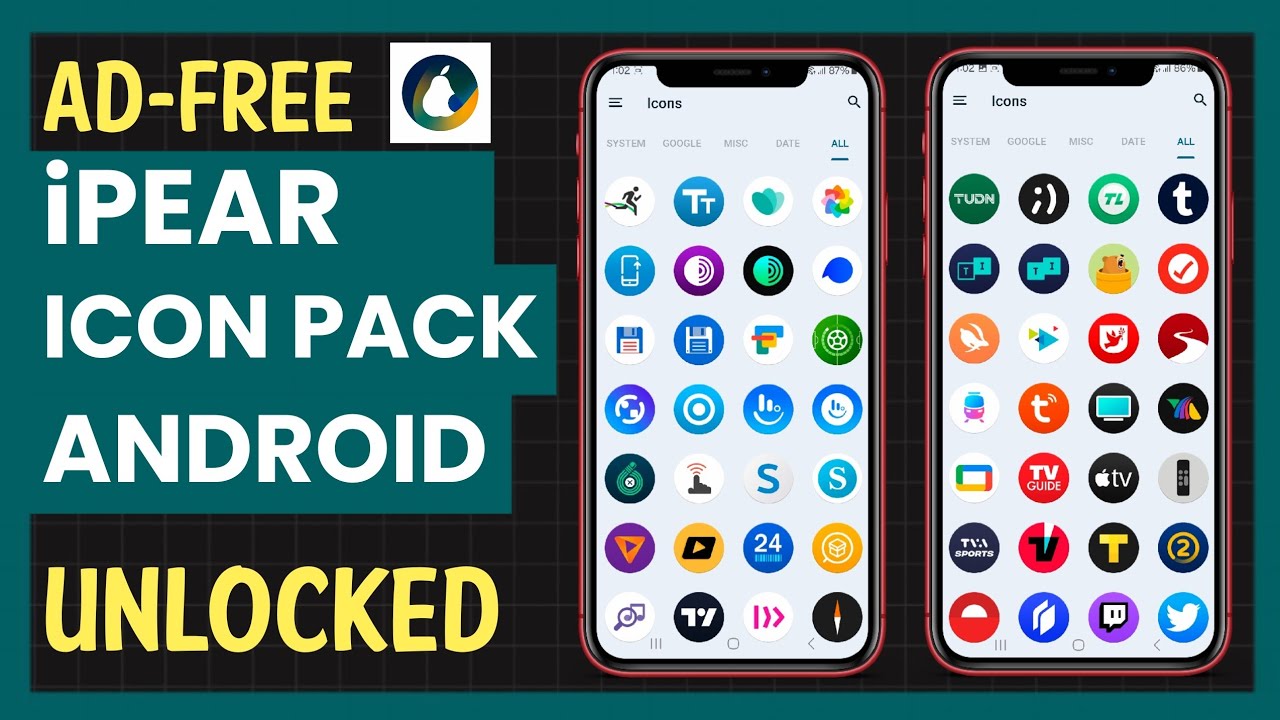 Best Free iPear Icon Pack App for Android - YouTube