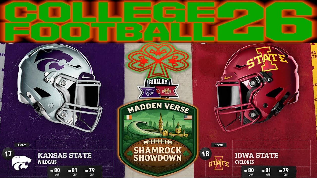 CFB 26 - KANSAS STATE vs IOWA STATE #fullgame #simulation #gameplay # ...