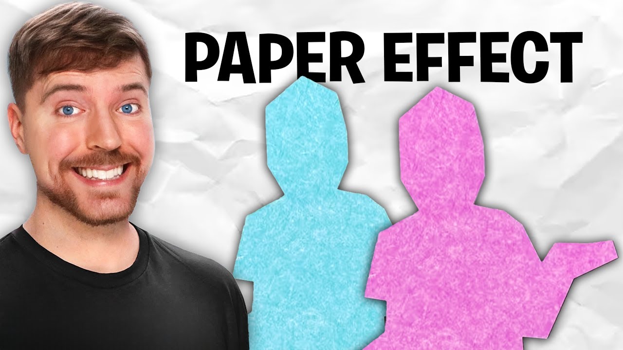 How To Make MrBeast Paper Effect in Premiere Pro - YouTube