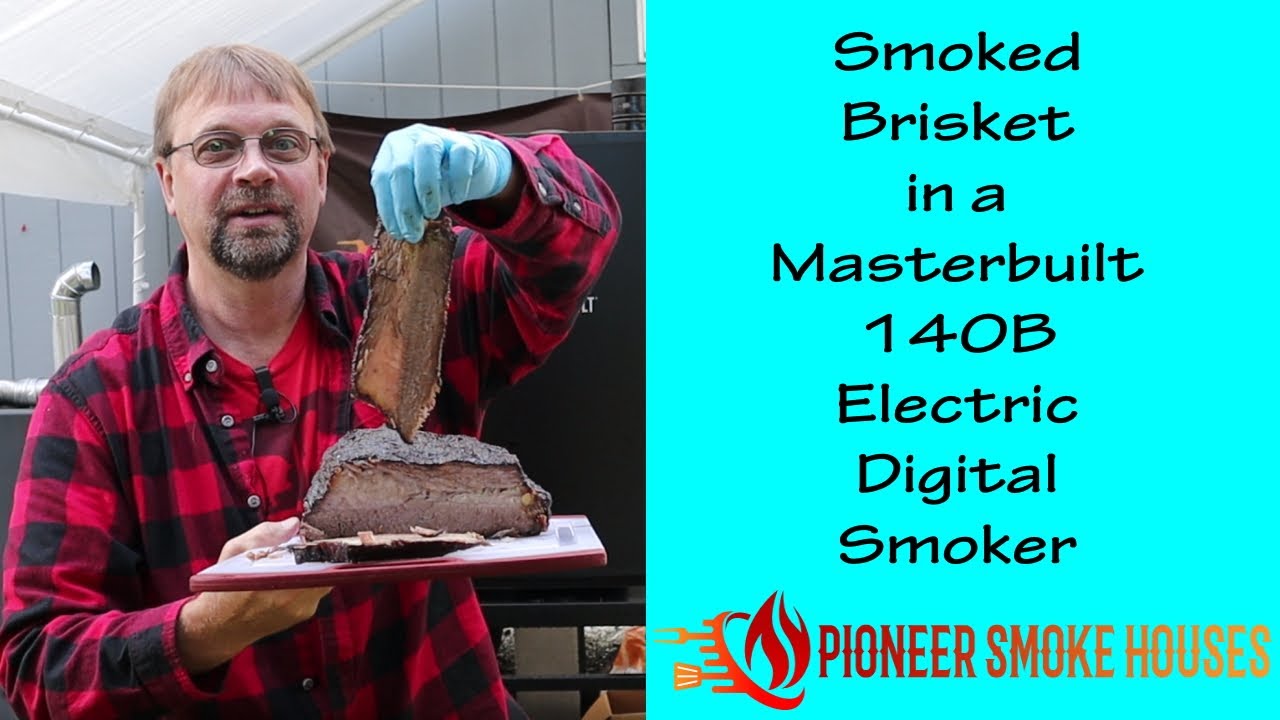 Smoked Brisket in the Masterbuilt 140B Electric Digital Smoker - YouTube