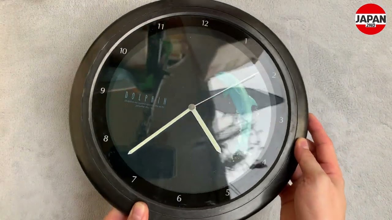Maruman Dolphin wall clock MUP47 ドルフィンウォールクロック - YouTube