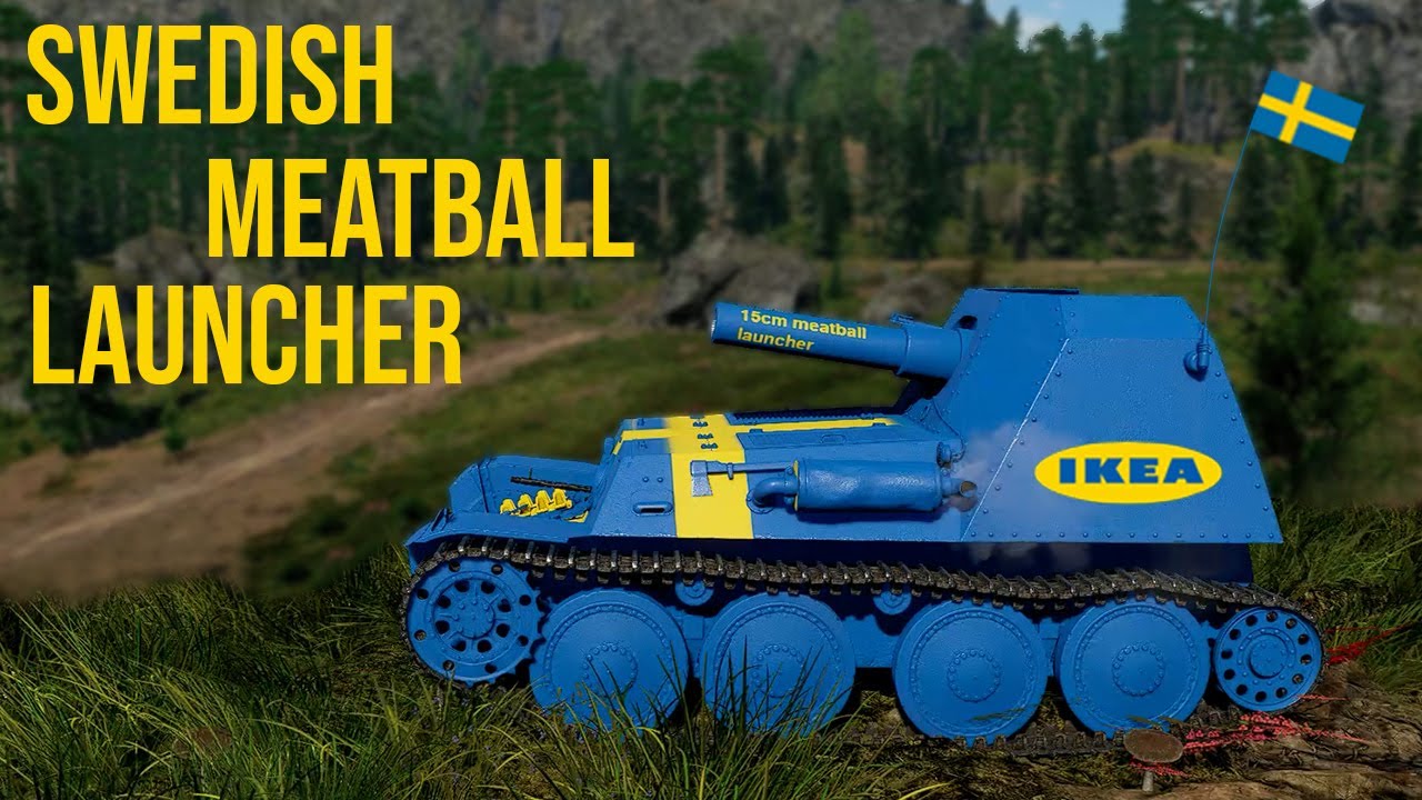 The Swedish Meatball Launcher Experience in War Thunder - YouTube
