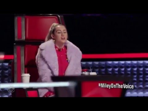 Miley Cyrus's vocals on The Voice