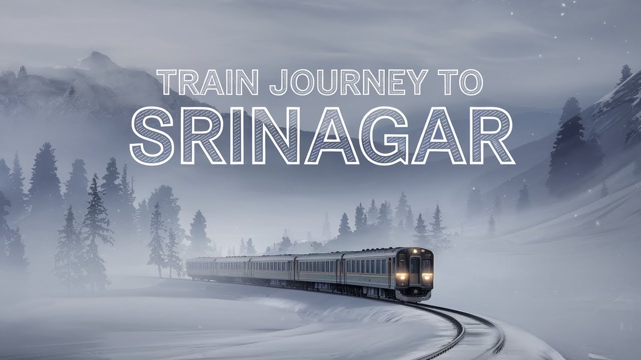 India's most beautiful Train Journey to Srinagar | Kashmir | Banihal to ...