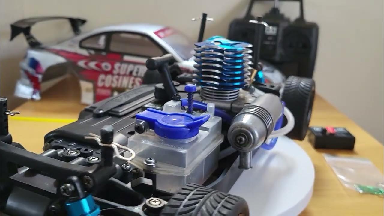 Tamiya TGS Nitro RC Car - 1/10 Scale - RARE 4WD ON-ROAD TOURING CAR - YouTube
