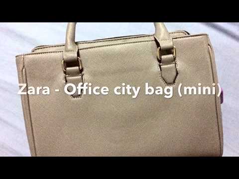 VLOG#5 Zara mini office city bag | ZARA