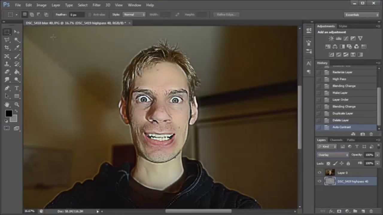 How to Create Hybrid Image Optical Illusion - YouTube
