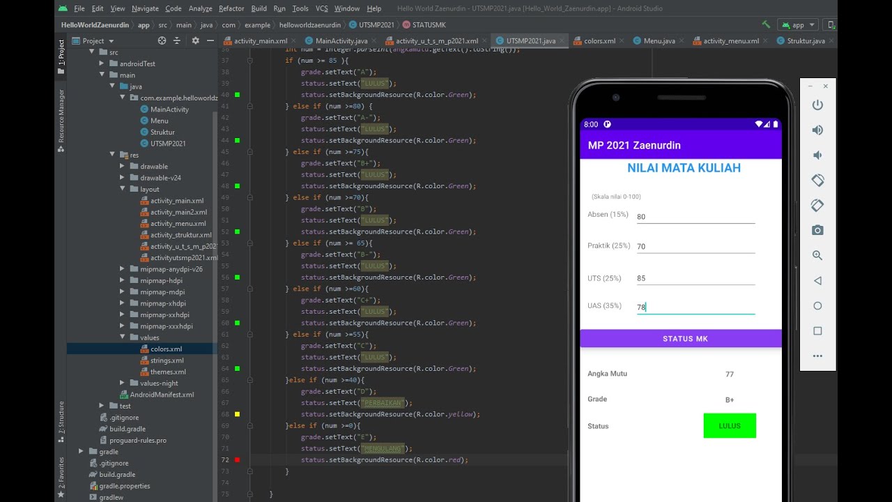 UTS Mobile Programing - YouTube