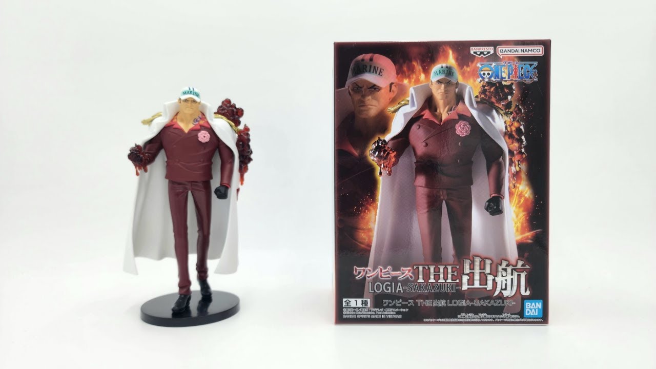 [피규어 언박싱] 원피스 반프레스토 출항 로기아 아카이누 사카즈키 피규어 ONE PIECE BANPRESTO THE SHUKKO ...