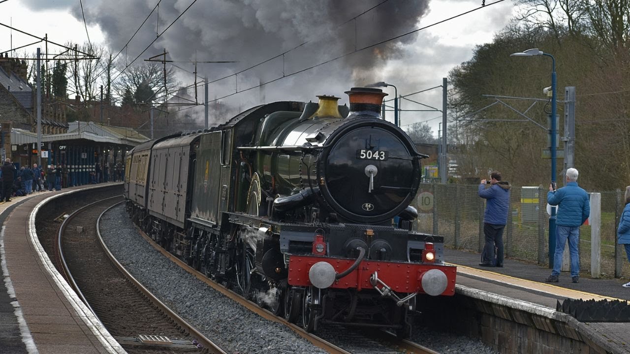5043 Earl of Mount Edgecumbe Attacks The WCML- The Shap Mountaineer ...