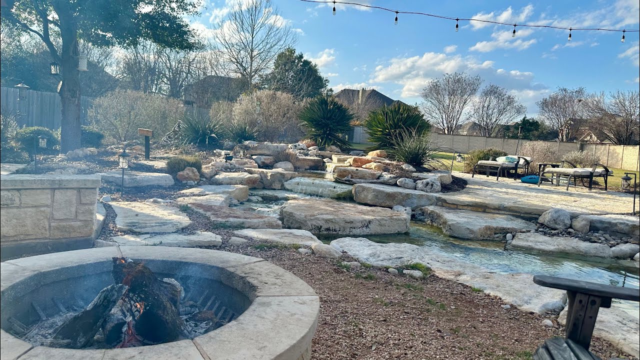 WE BUILT A RIVER IN THE BACKYARD! - YouTube