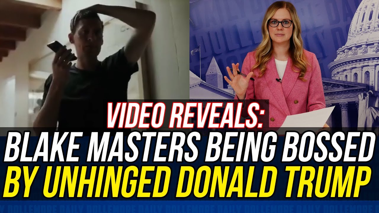 CAUGHT ON VIDEO: Blake Masters Told by Donald Trump to Tell UNHINGED ...
