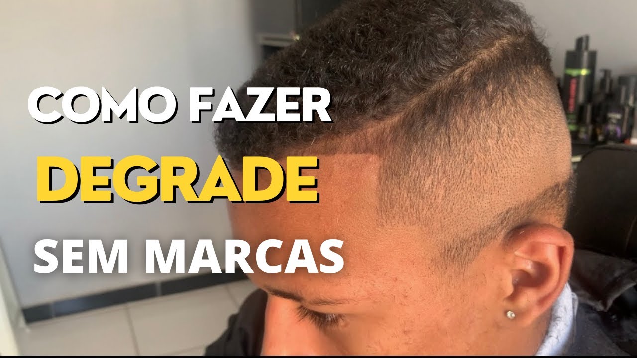 COMO FAZER UM DEGRADE LIMPO CLEAN | RÁPIDO E SEM MARCAS - YouTube