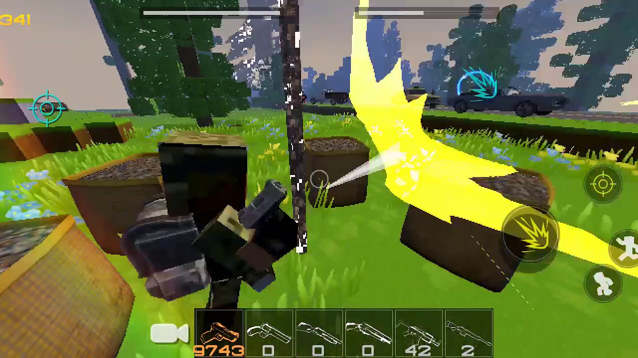 Main game perang zombie #huntercraft indonesia - YouTube