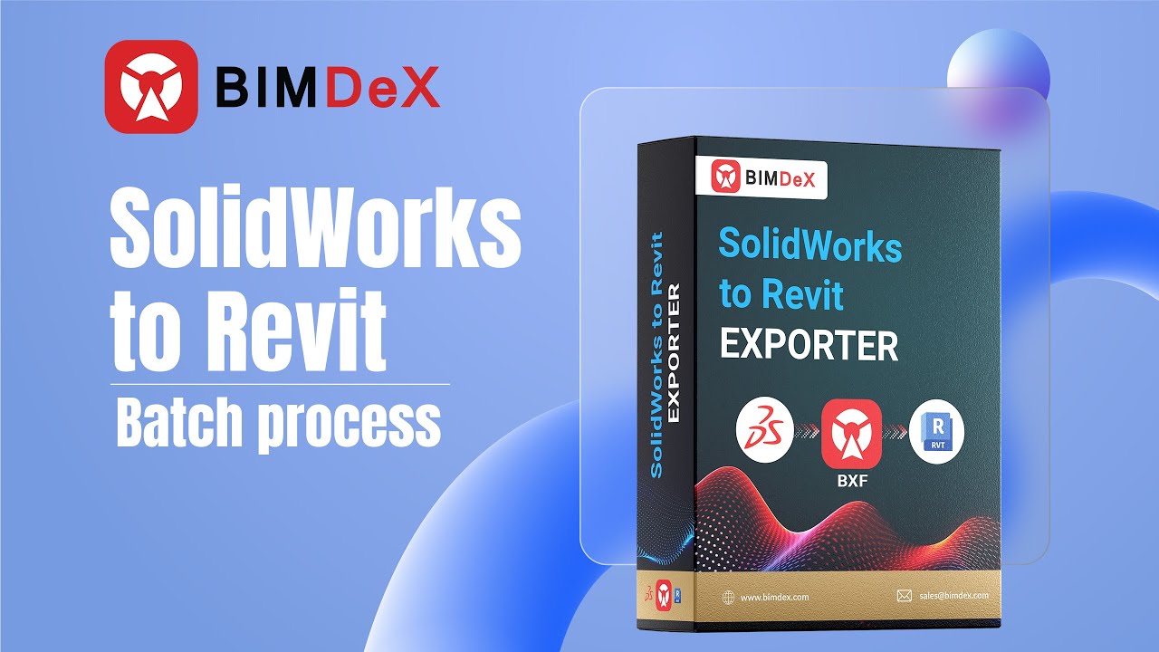 Batch process in solidworks to revit use case - YouTube