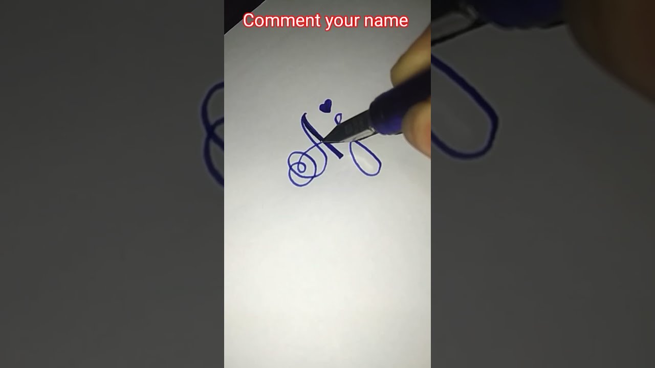 How To Write AJ Name In Stylish Cursive Writing YouTube How To Write AJ Name In Stylish Cursive Writing YouTube