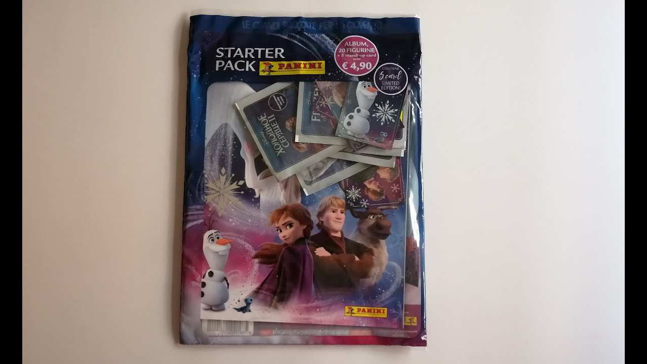 STARTER PACK "Frozen 2 Crystal Sticker Edition" - Panini - YouTube